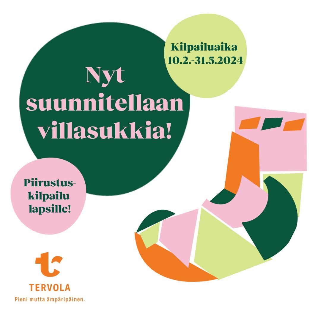 Kuntasukkien suunnittelukilpailu alkaa! | Tervolan kunta